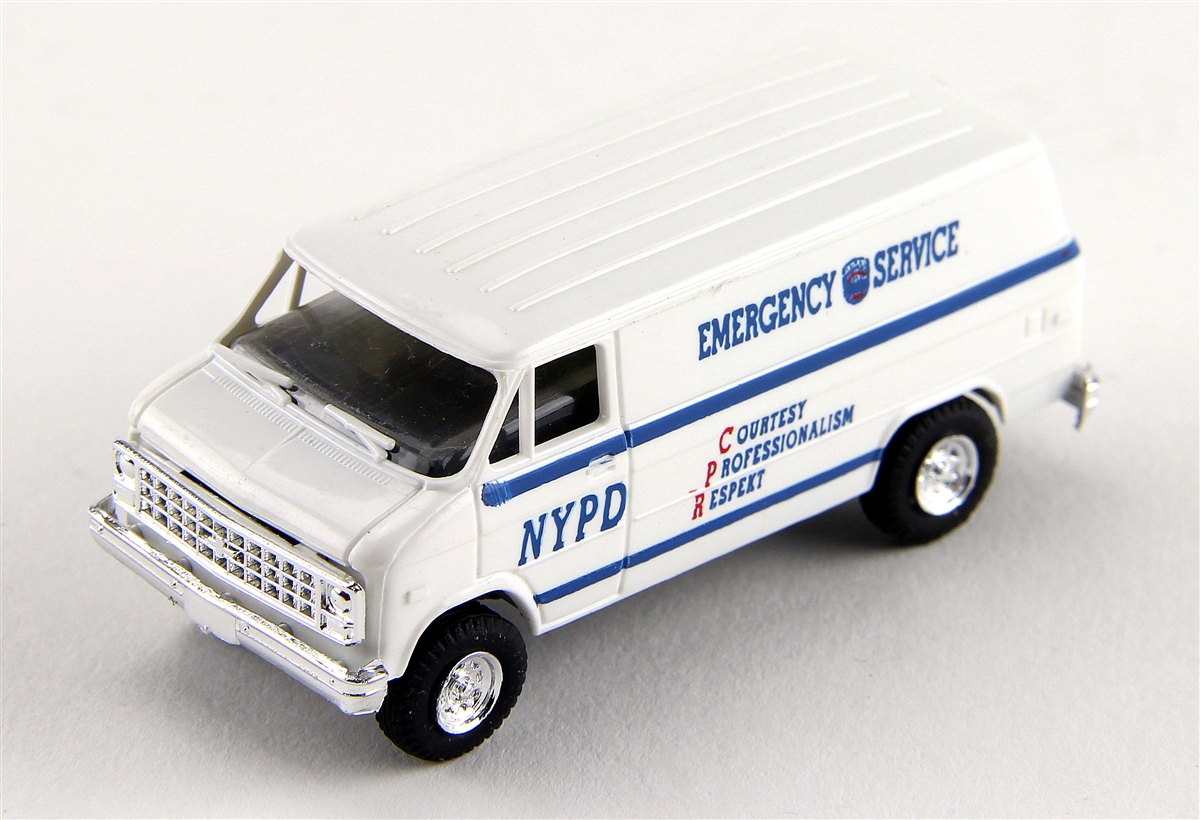 Trident Miniatures HO 90240 NYPD Emergency Service Van - Trainstoys