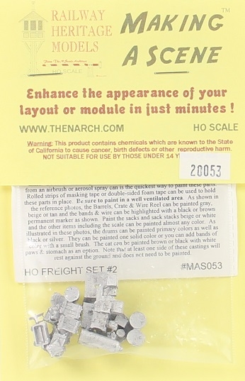 N Scale Architect HO 20053 Freight Cluster Set #2 - Trainstoys