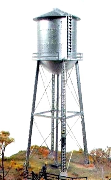 JL Innovative Design HO 521 Red Rock Water Tower Kit - Trainstoys