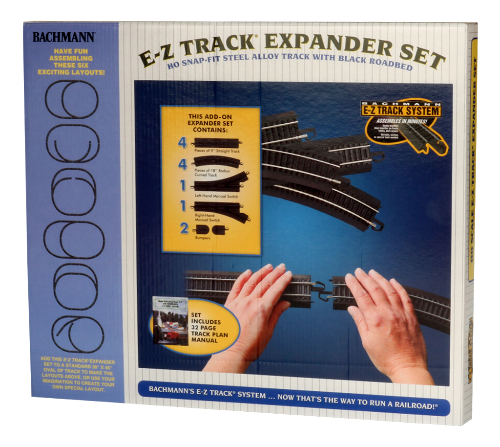Bachmann HO 44494 Steel EZ Track Layout Expander Set - Trainstoys