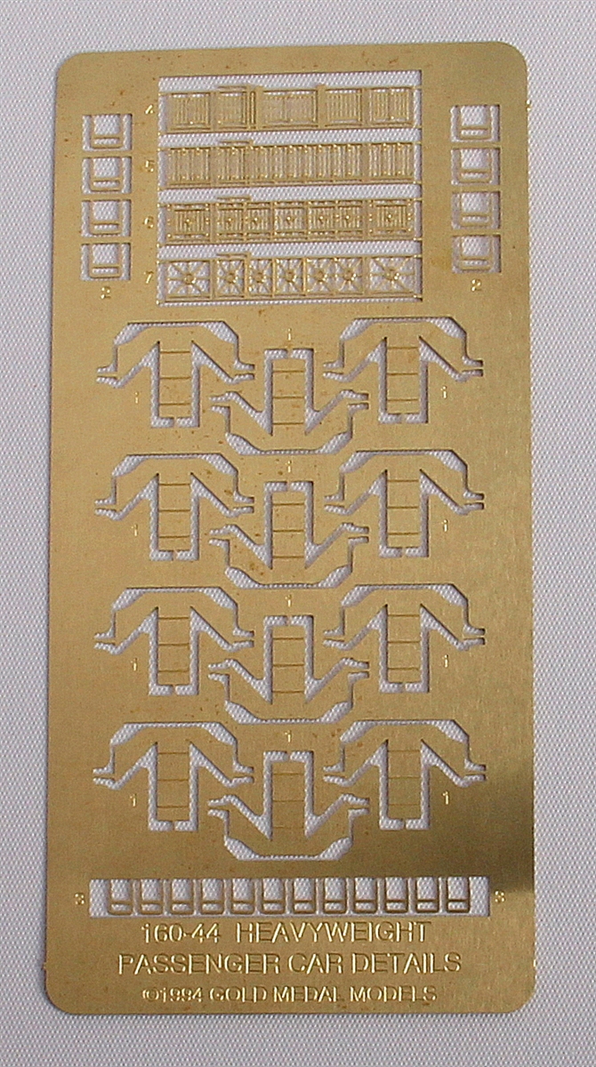 Gold Medal Models N 160-44 Heavyweight Passenger Details - Trainstoys