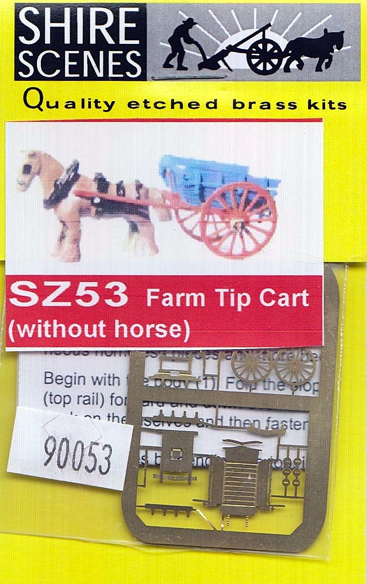 N Scale Architect Z 90053 Shire Scenes (SZ53) Farm Tip Cart Kit ...