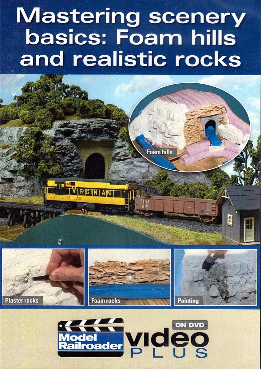 Kalmbach Publishing Co. DVD 15301 Mastering Scenery Basics: Foam Hills ...